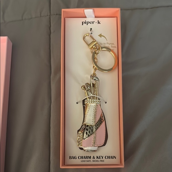 Piper K | Accessories | Piper K Golf Bag Charm Keychain | Poshmark